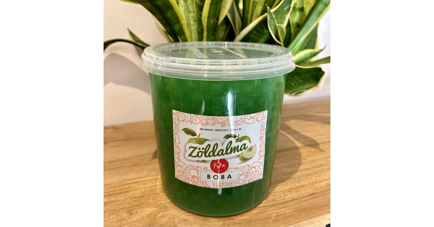 BUBBLE TEA GOLYÓK 3,4kg Bubble tea Alma golyó - 3,4kg Pukkanós Gyümölcs ...